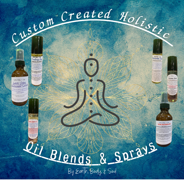 Holistic Oil Blends And Sprays Earth Body And Soul
