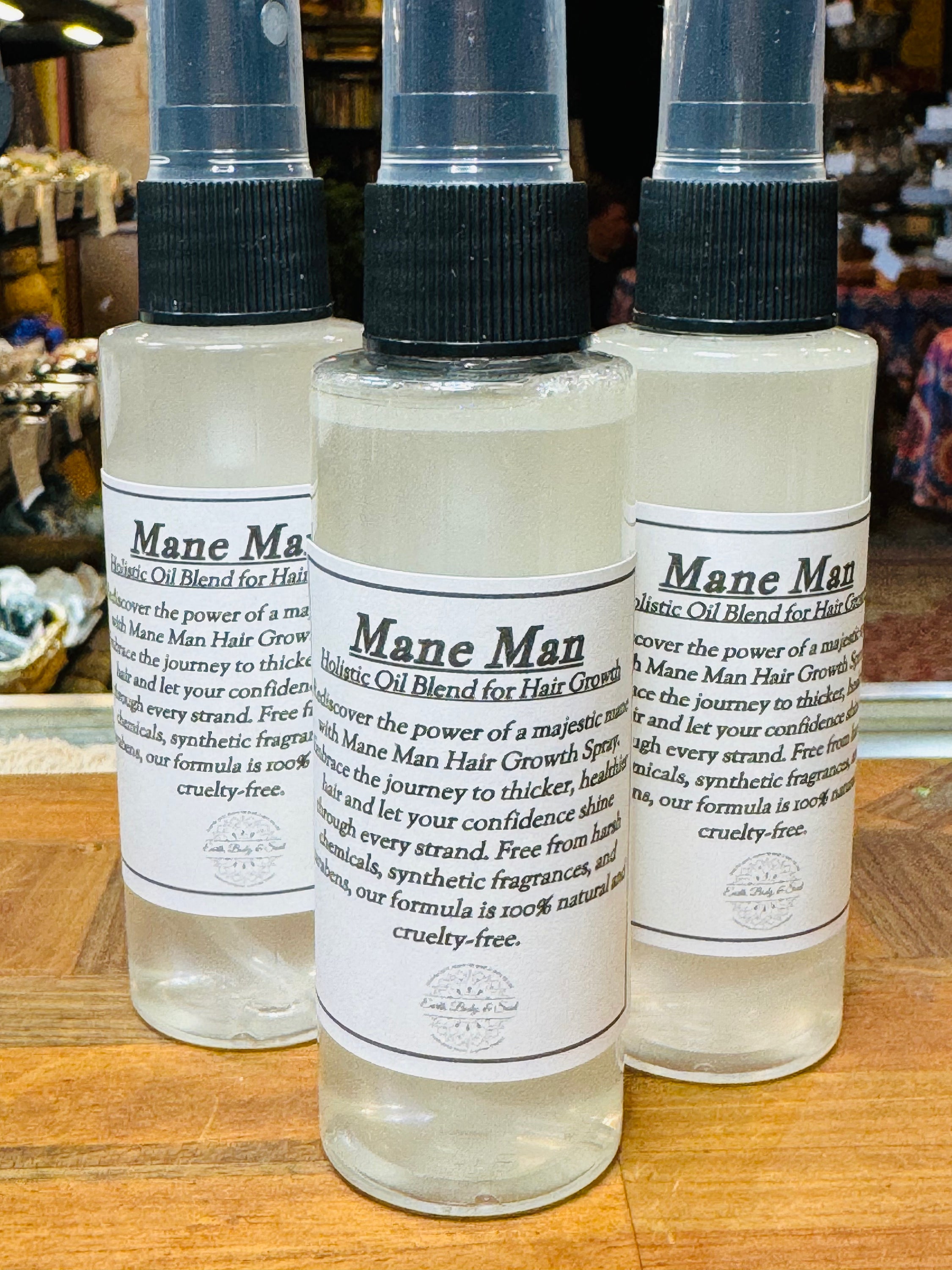 Mane Man Hair Growth Spray | EARTH, BODY, & SOUL